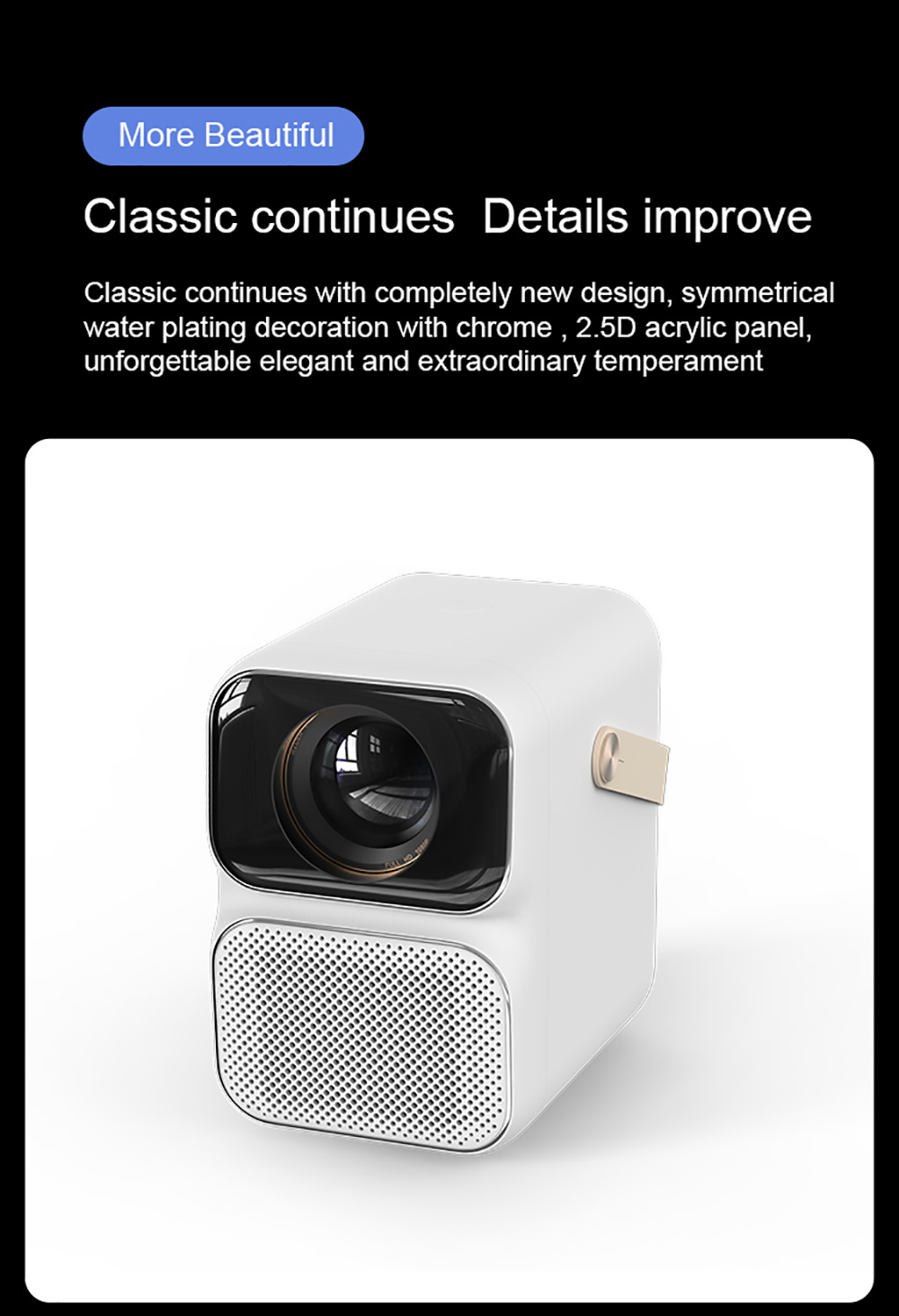 XIAOMI Wanbo T6 MAX 1080P Mini LED Projector Electric Focus