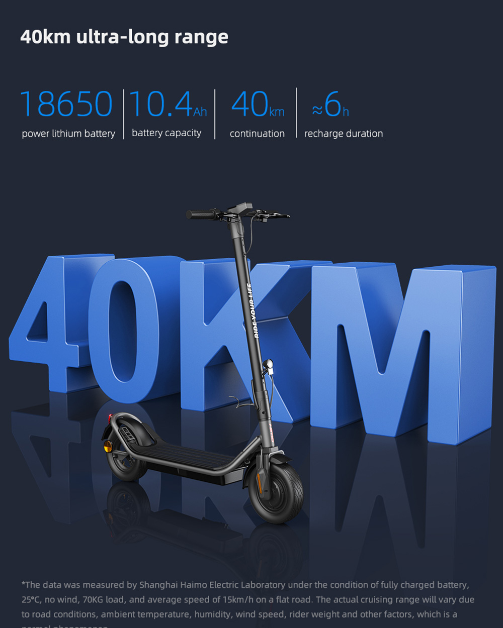 2PCS HIMO L2 MAX Electric Scooter 10 Inch Tires 25Km/h 36V 10.4AH 350W ...
