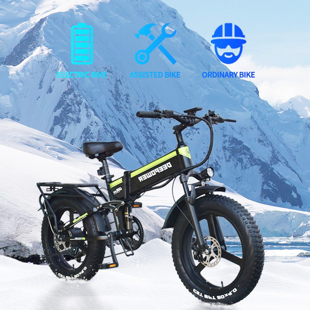 DEEPOWER H20pro (GR20) Electric Bike 20 Inch 51Km/h 17.5AH 1000W Motor
