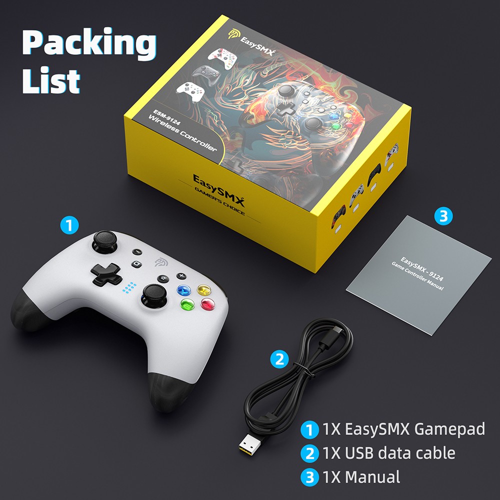 New EasySMX Switch Pro Controller for Nintendo Switch/Lite/OLED, PC ... New EasySMX Switch Pro Controller for Nintendo Switch/Lite/OLED, PC ...