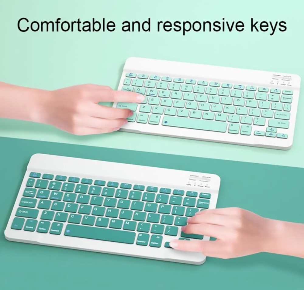 Bluetooth Wireless Keyboard Mouse Set Black