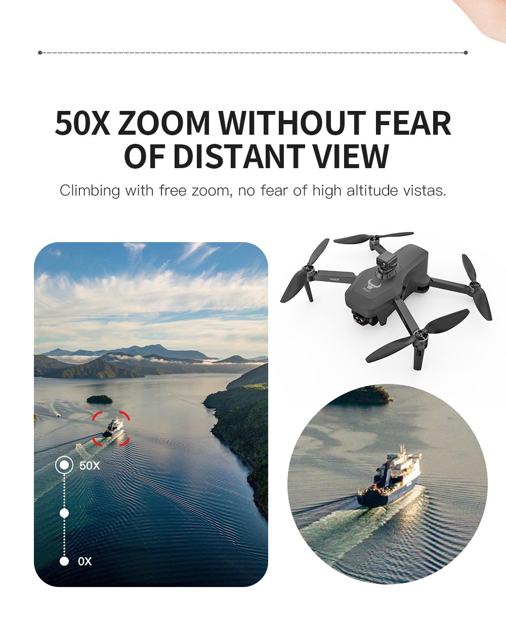 ZLL SG906 MINI SE RC Drone 5G WiFi FPV GPS with 4K One Battery