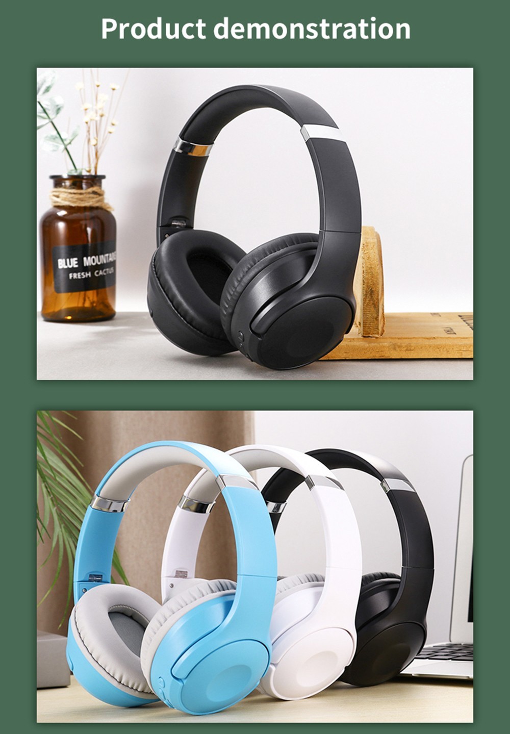 SODO SD-1010 Wireless Bluetooth Headphone White