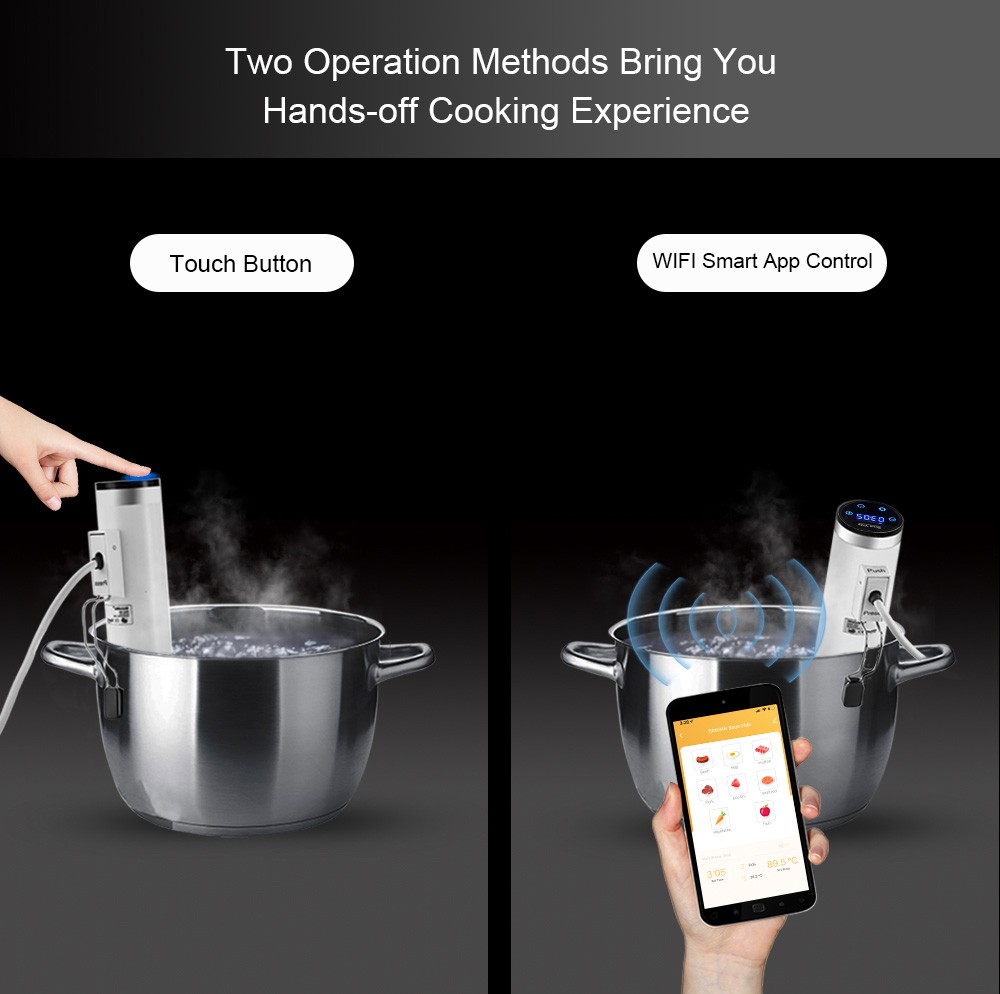 BioloMix SV-9001 Smart WiFi Sous Vide Cooker