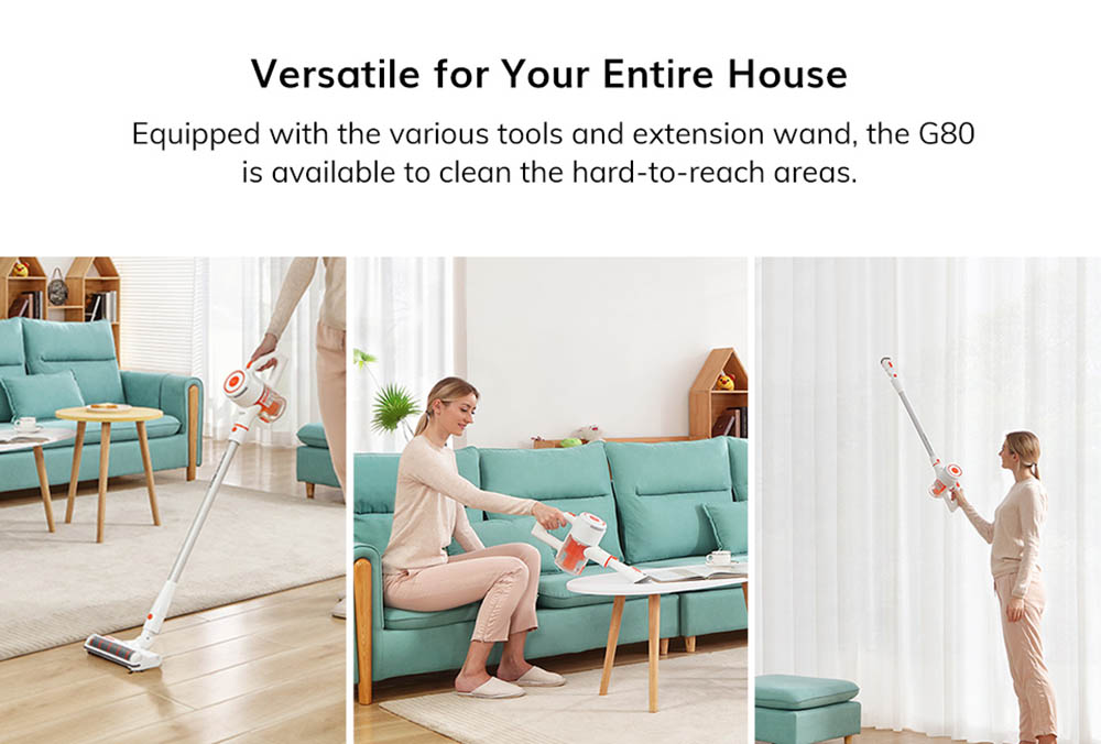 EASINE by ILIFE G80 Cordless Stick Vacuum Cleaner