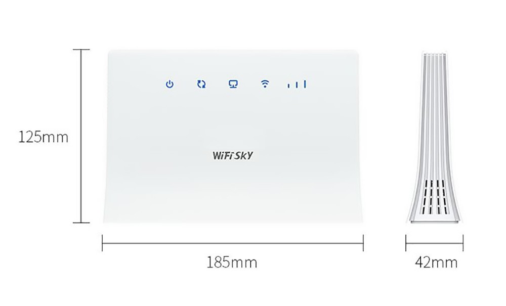 WiFiSky GR403 High Speed Outdoor 4G LTE Wireless AP WiFi Router UK