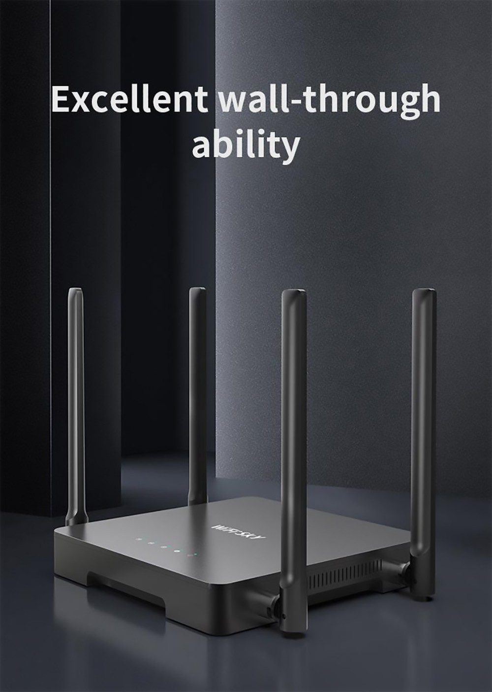 WiFiSky GR402 4G Router 1800Mbps WiFi6 Dual Band Wireless Router US