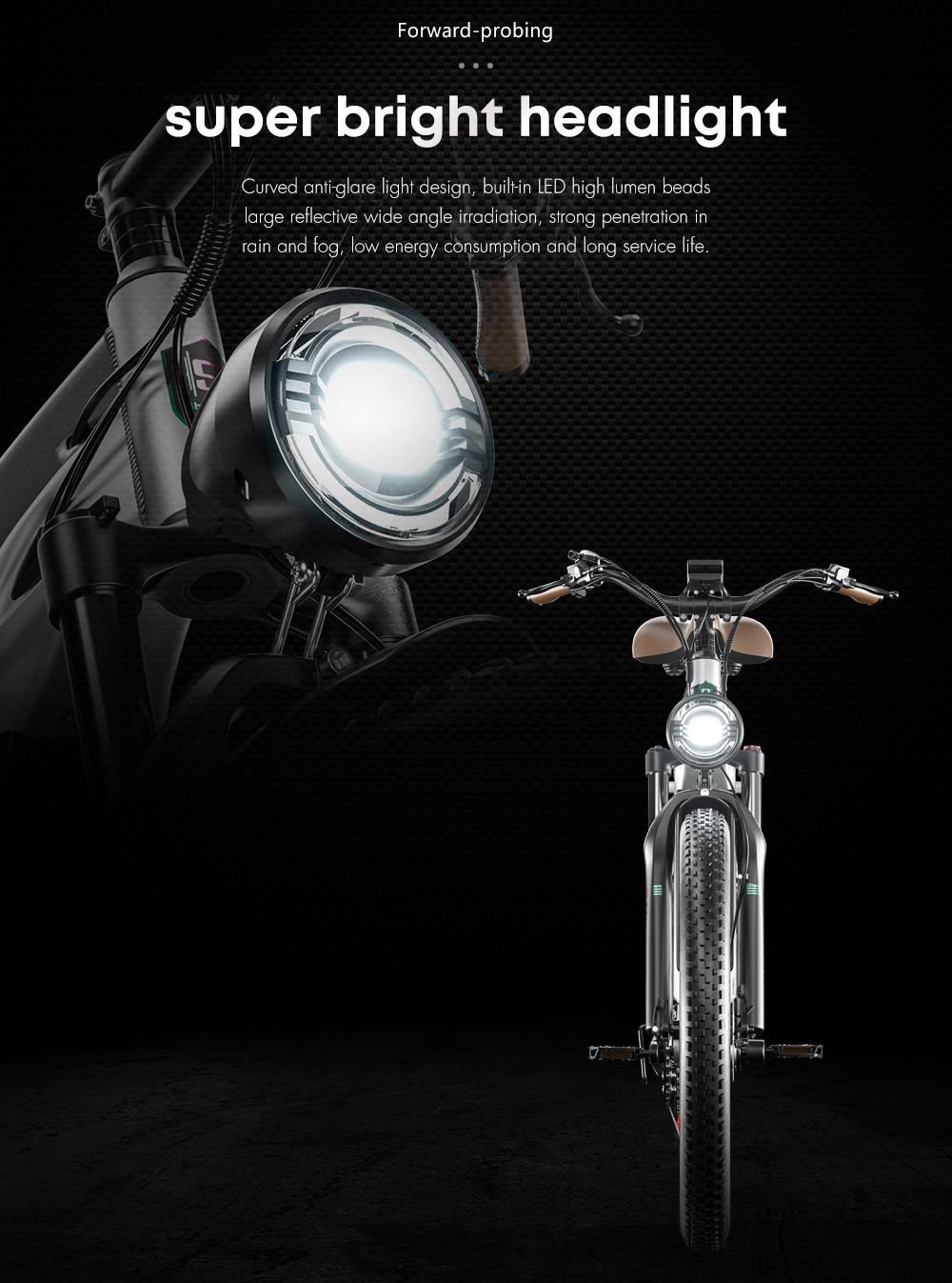 Shengmilo MX04 26 Inch Fat Tire Electric Bike 40Km/h 15AH 500W Motor