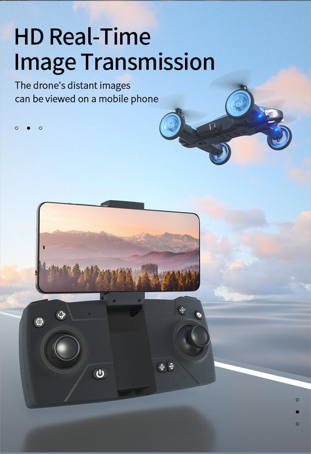 JJRC H110 Land & Air Firing Battle Drone with Camera 2 Batteries Gold