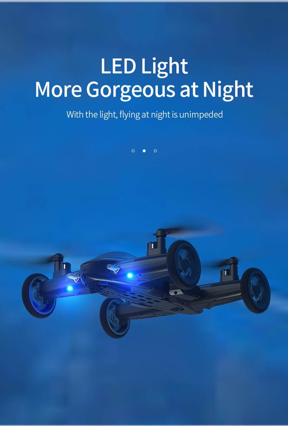 JJRC H110 Land & Air Firing Battle Drone with Camera 2 Batteries Gold