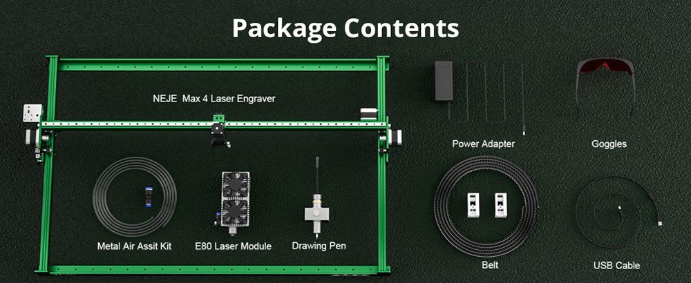 NEJE MAX 4 Global Launch, Max 24W Laser Power, with Drawing Pen, from ...