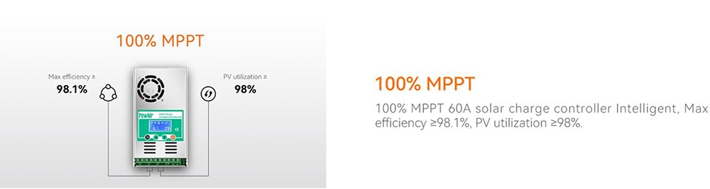 PowMr HHJ 60A MPPT Solar Charge Controller