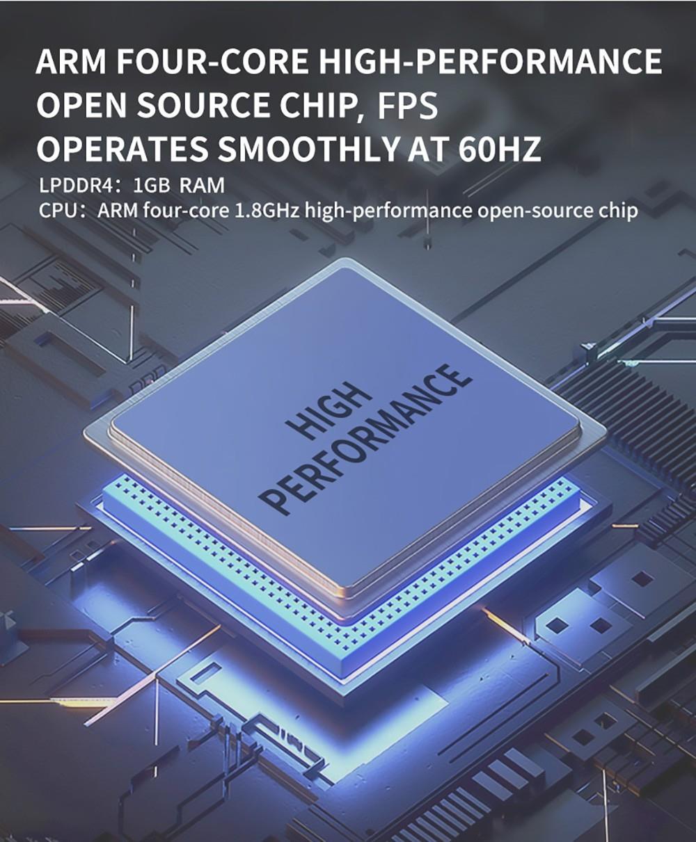 Powkiddy RK2023 16GB+256GB Retro Handheld Game Console White