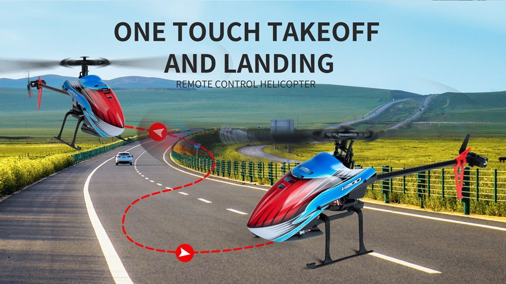 Wltoys K200 RC Helicopter 4CH 2.4G Remote Control 3 Batteries