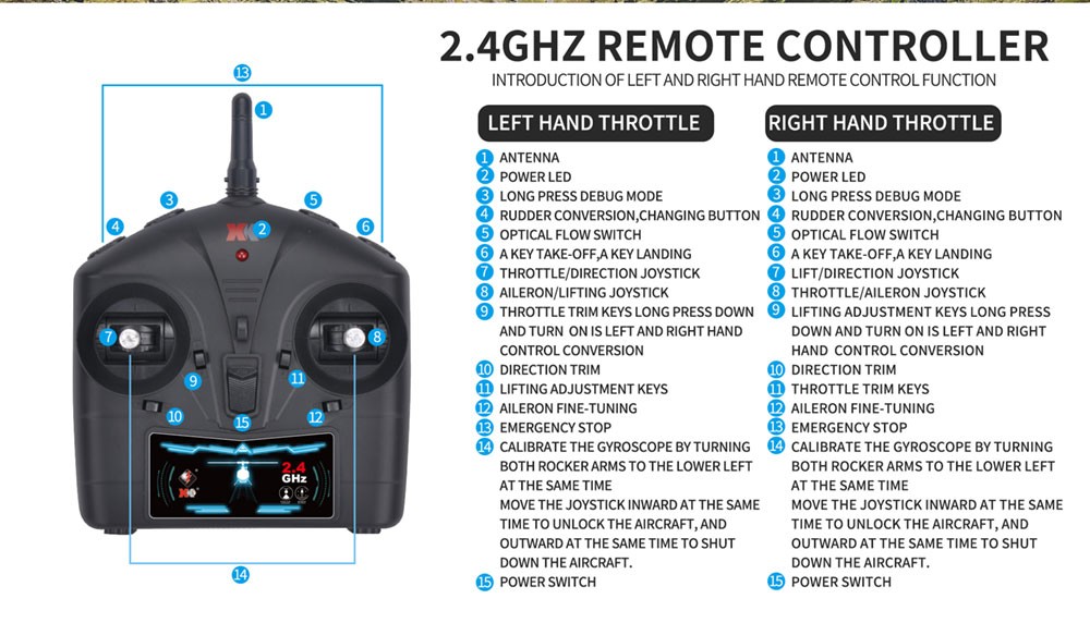 Wltoys K200 RC Helicopter 4CH 2.4G Remote Control 3 Batteries