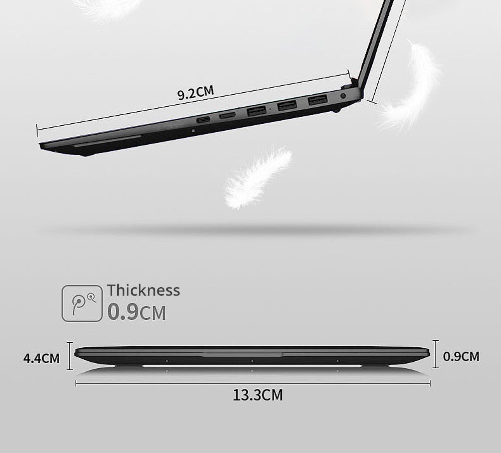 meenhong X133 Plus Laptop 16GB DDR4 256GB SSD