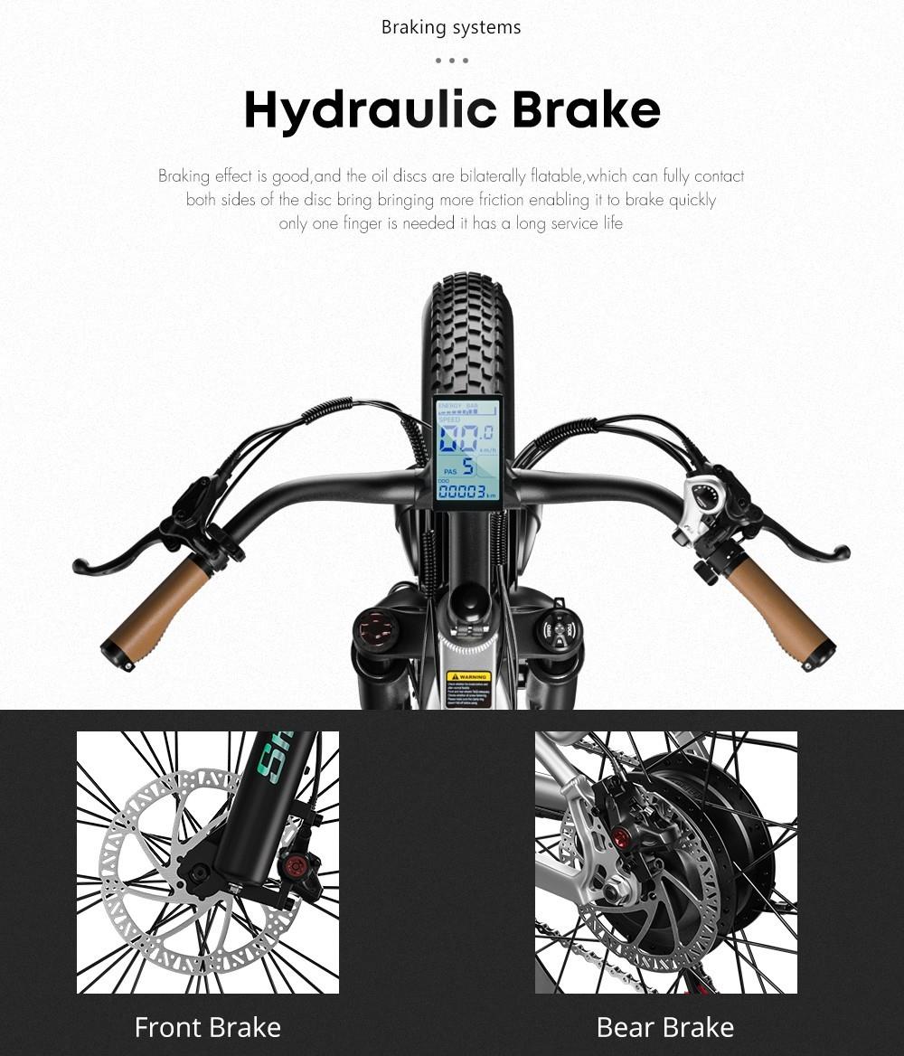 Shengmilo MX04 26 Inch Fat Tire Electric Bike 40Km/h 15AH 500W Motor