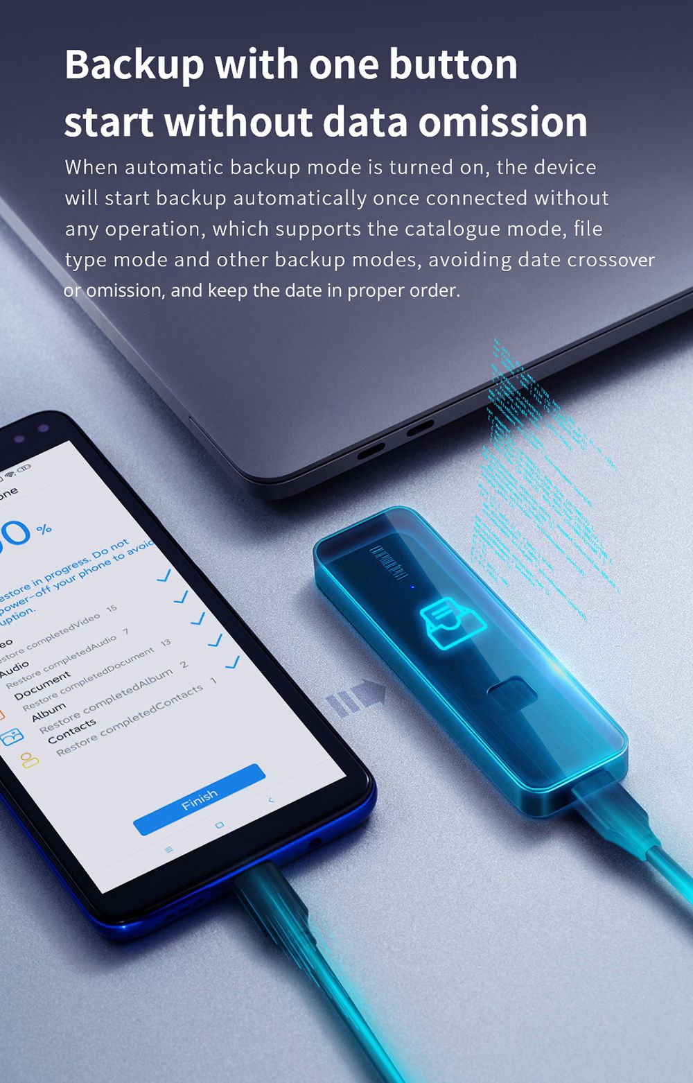 onemodern M8 SSD Hardware Fingerprint Hard Encryption 2TB