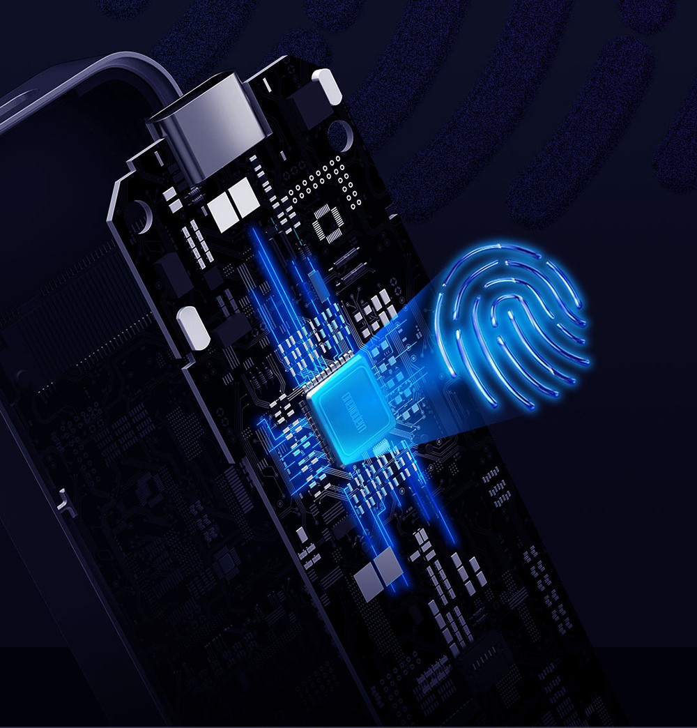 onemodern M8 SSD Hardware Fingerprint Hard Encryption 2TB