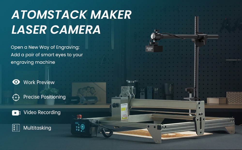 ATOMSTACK Maker AC1 Time-lapse Camera for Laser Engraver | United States