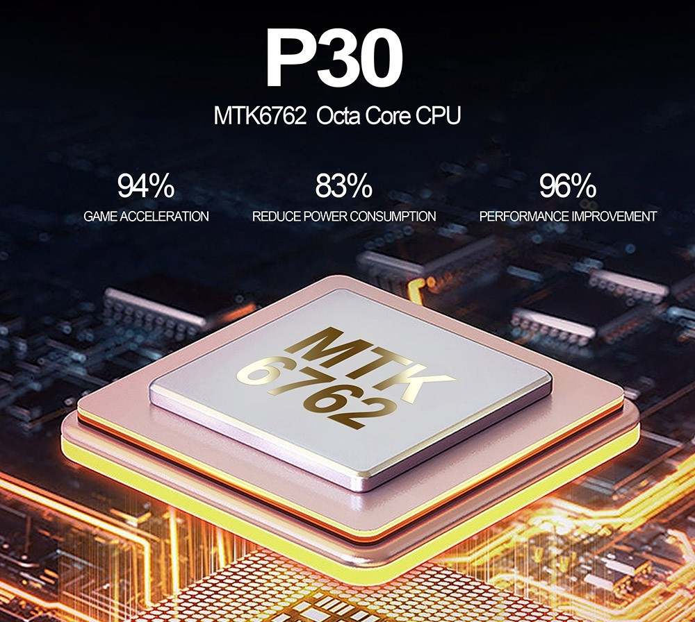 BDF P30 10.1 inch Tablet 4GB RAM 64GB ROM Blue