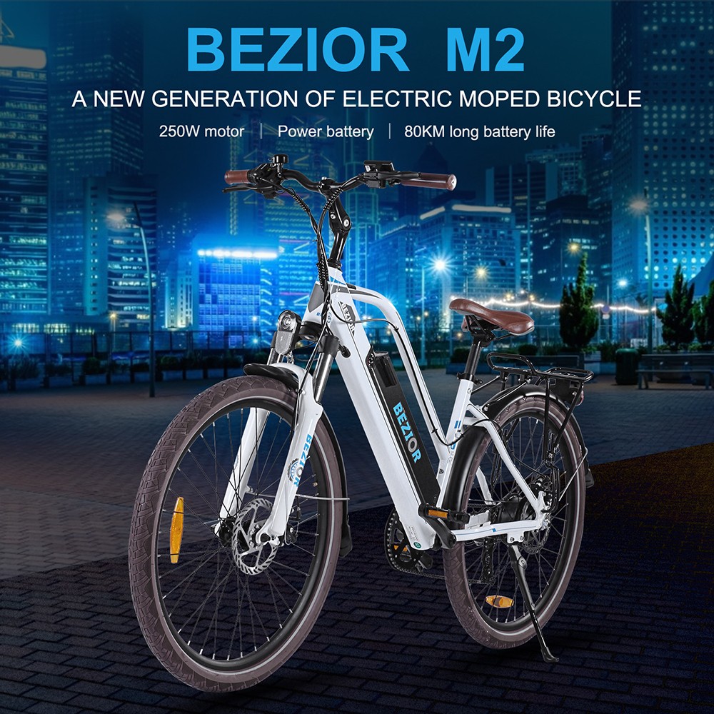 BEZIOR M2 Electric Bike 48V 12.5Ah Battery 250W Brushless Motor