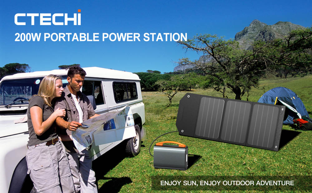 CTECHi GT200 Pro 200W 320Wh Portable Power Station