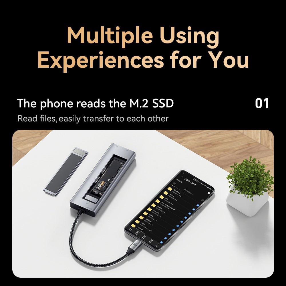 Essager 8 In 1 Usb Hub With Ssd Storage For Macbook Pro Macbook Air