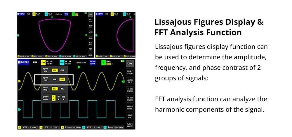 FNIRSI 1013D Tablet Oscilloscope with High Voltage Probe EU Plug