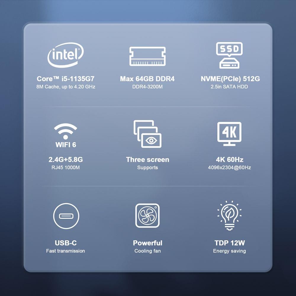 GXMO G35 Mini PC Quasi-system EU