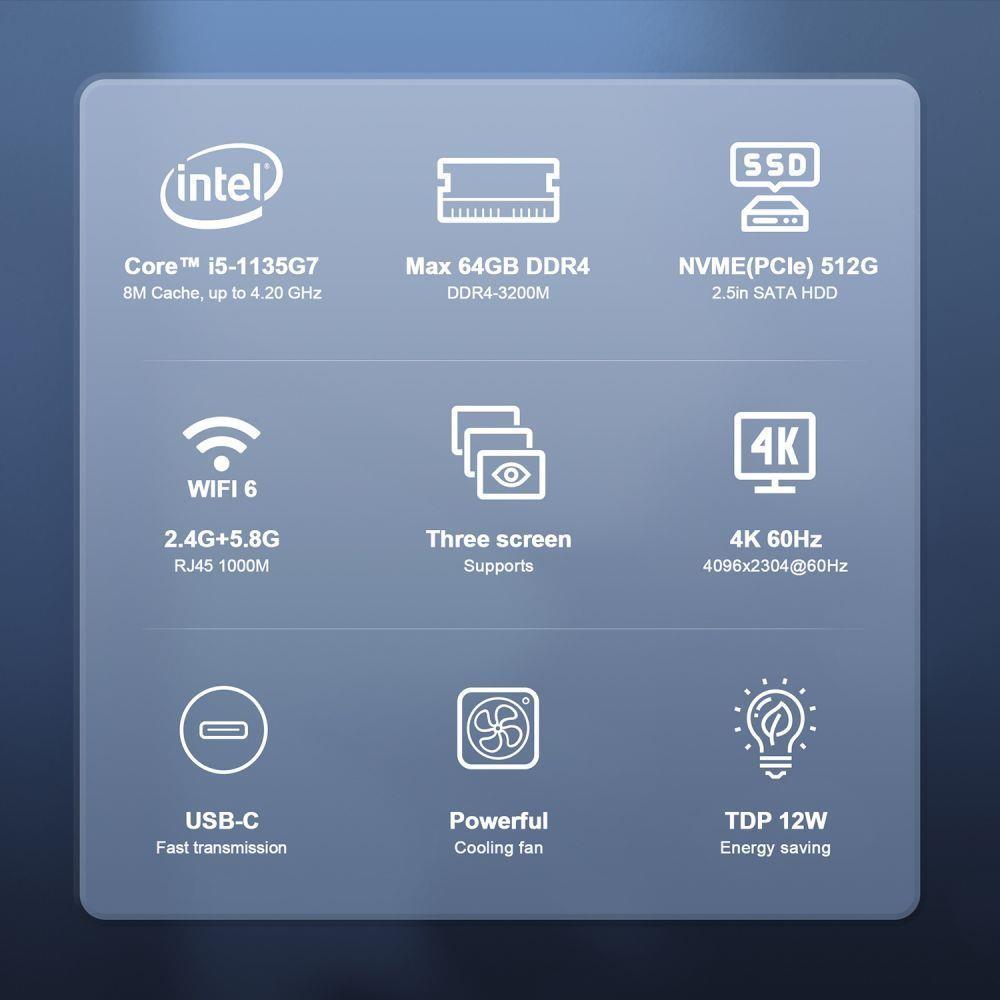 GXMO G35 Mini PC Quasi-system US