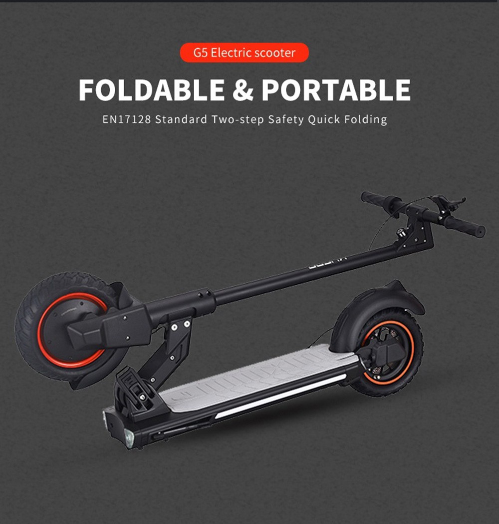 KUGOO G5 Electric Scooter 10 inch Tire 500W Motor 22 MPH