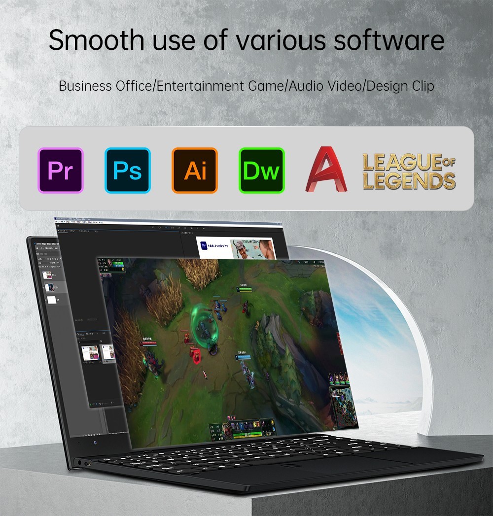 KUU Flexone 14.1'' Laptop Intel Pentium Silver J5040