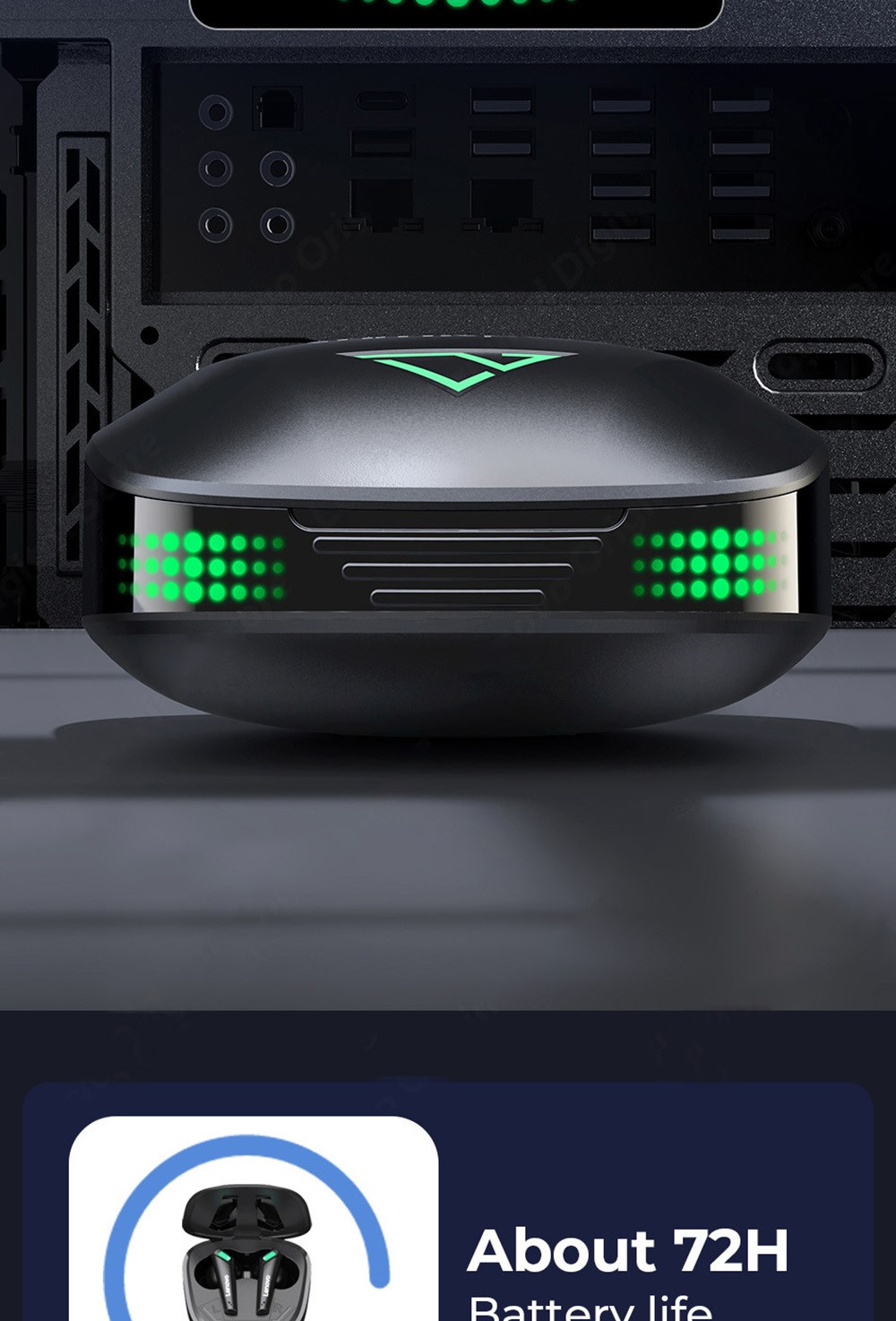 Lenovo XT85 Second Generation True Wireless Gaming Headset