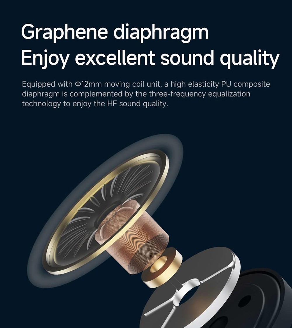 MEES M6 Pro Earbuds, ANC+ENC Deep Noise Reduction Blue