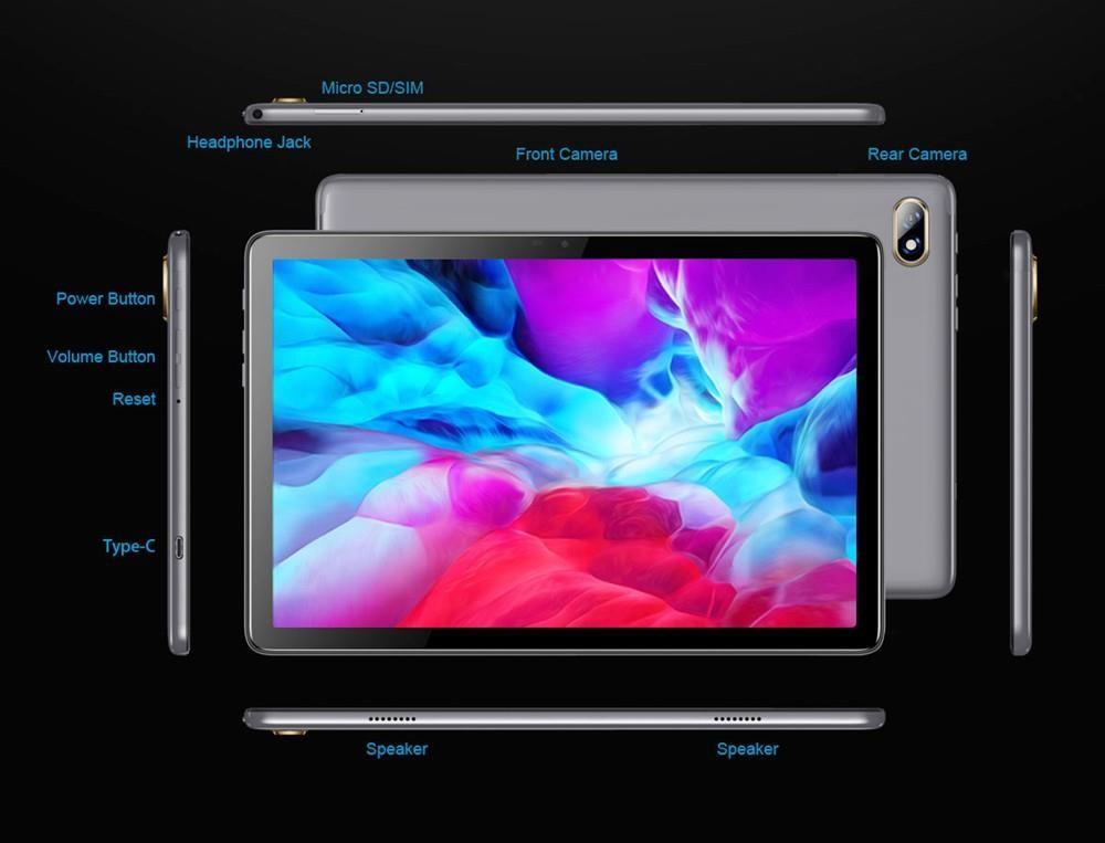 N-one NPad Air Tablet 4G LTE with Leather Case & Tempered Film RU