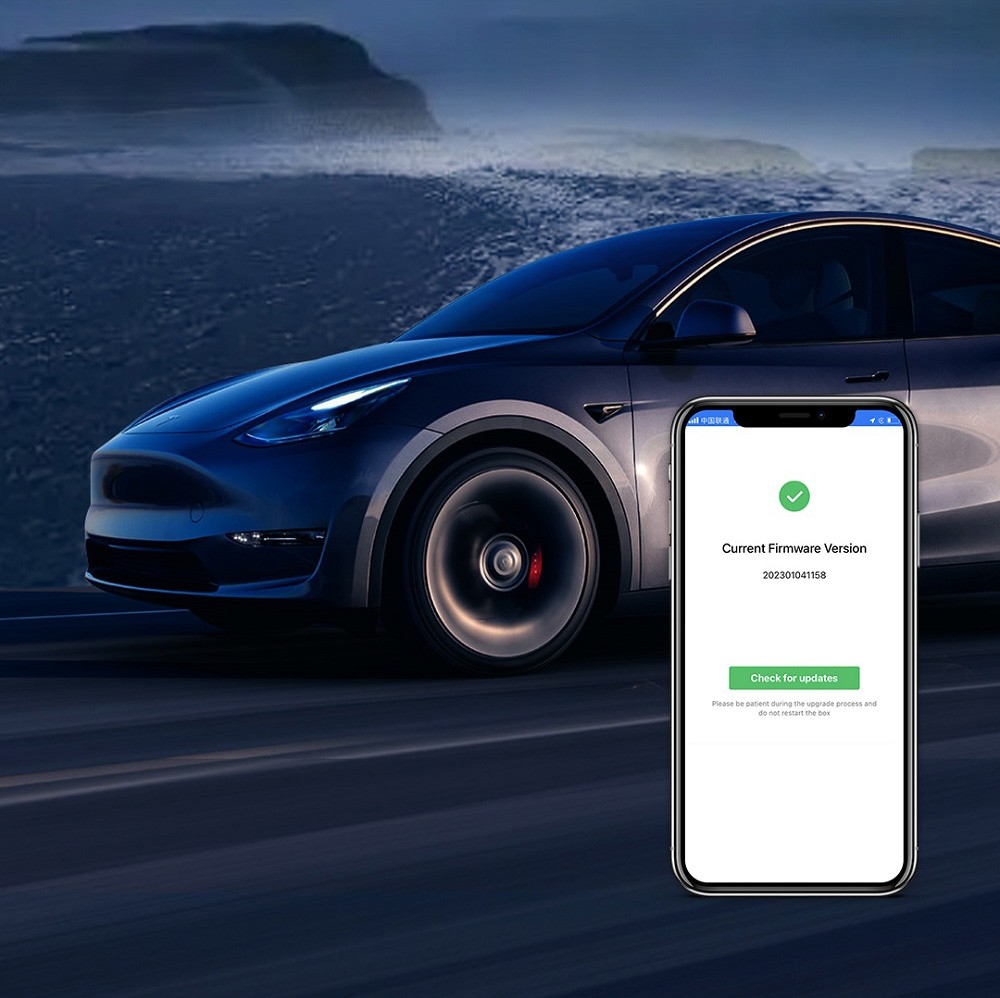 Ownice T1 Wireless Auto Ai Box for Tesla Black