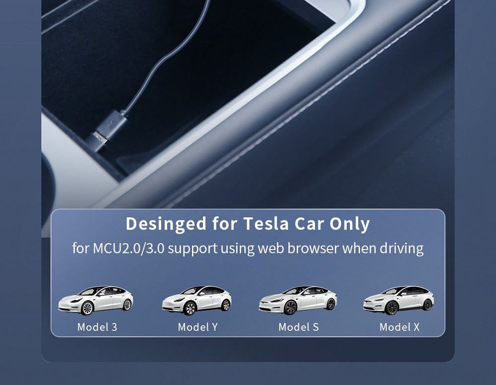 Ownice T1 Wireless Auto Ai Box for Tesla Black