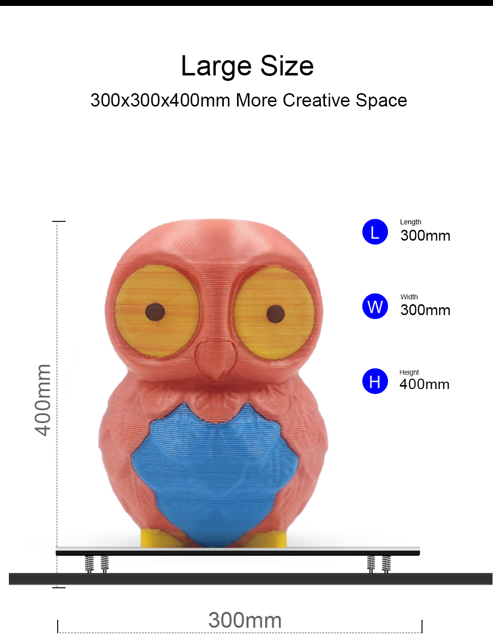 Zonestar Z8PM4 Pro 4 Titan Extruders Color Mixing 3D Printer