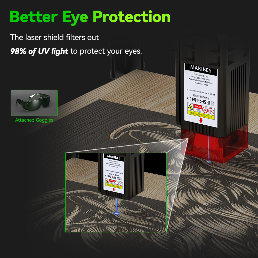 Makibes X1 5.5W Budget Laser Engraver