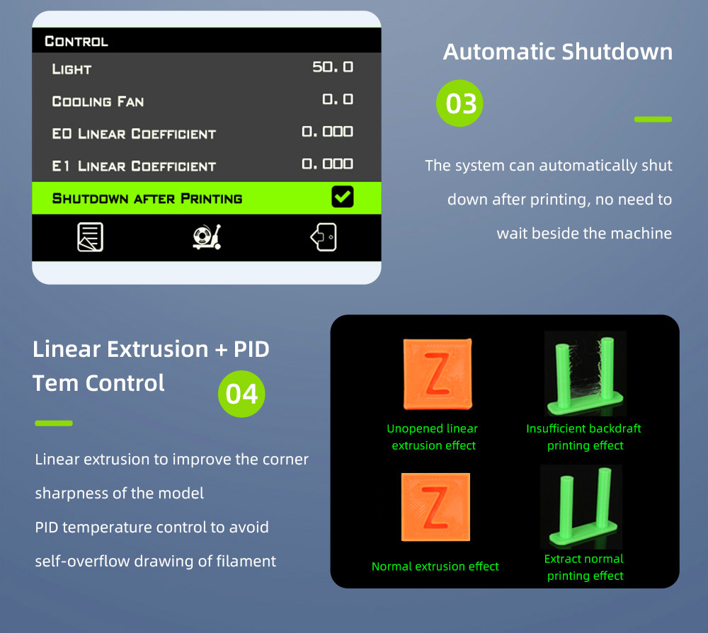 Lerdge iX 3D Printer Kit Green