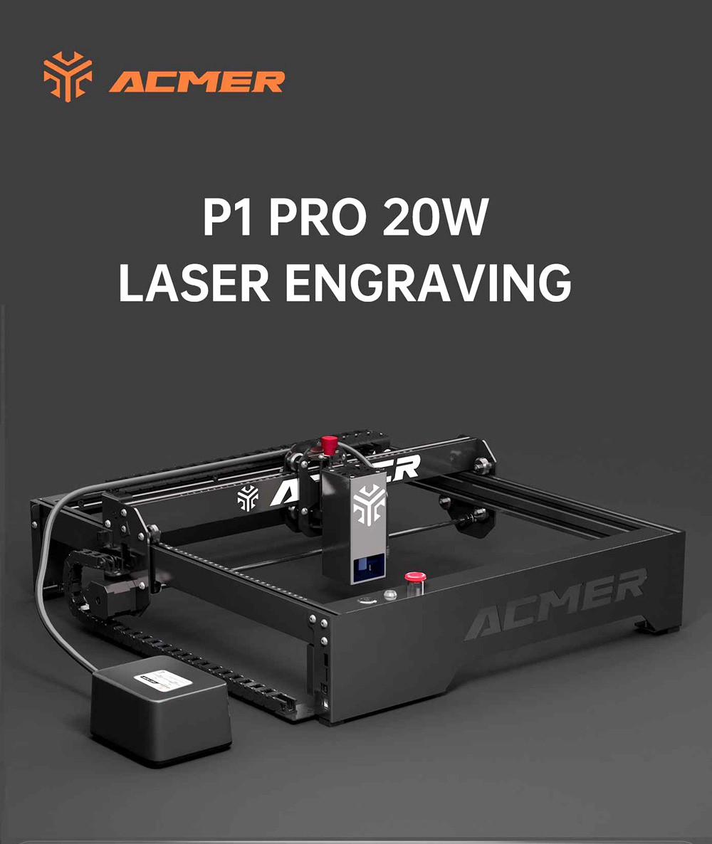 ACMER P1 Pro 20W Laser Engraver Cutter