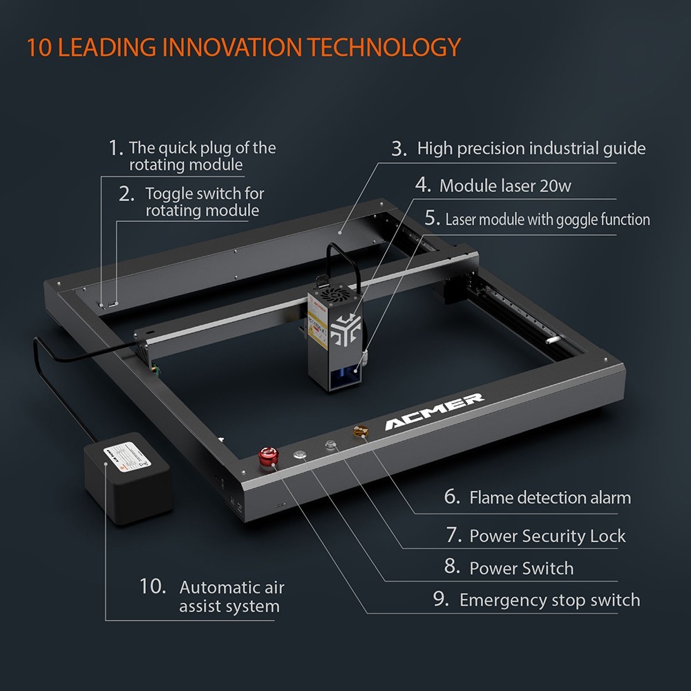 ACMER P2 20W Laser Cutter