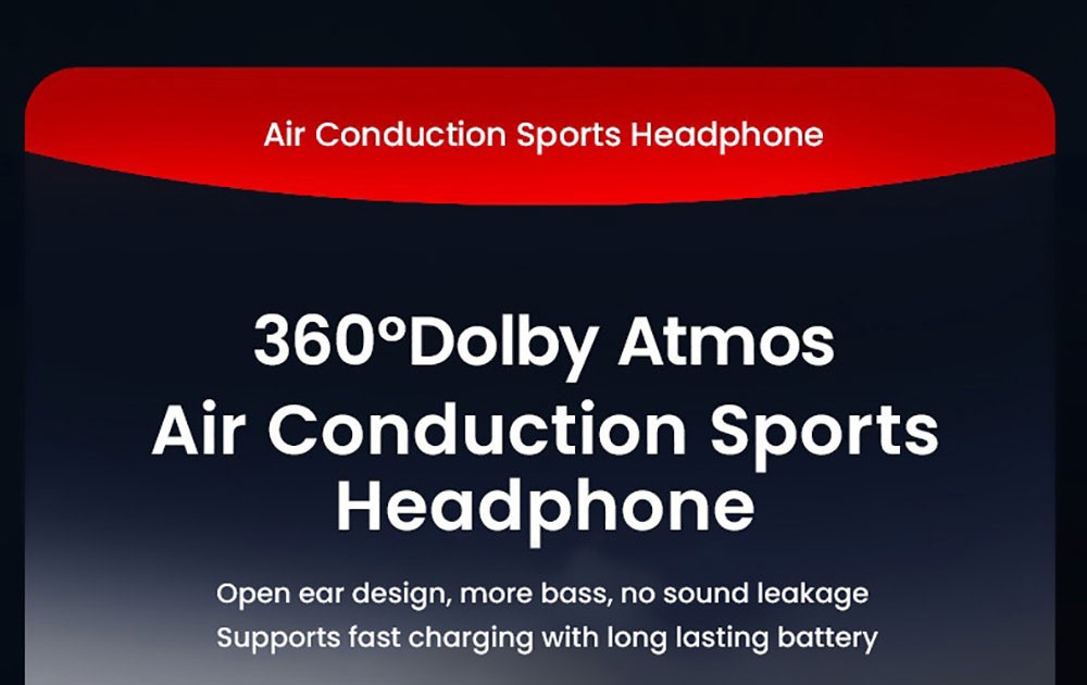 Coowoo OPENEAR Duo Sports Headset