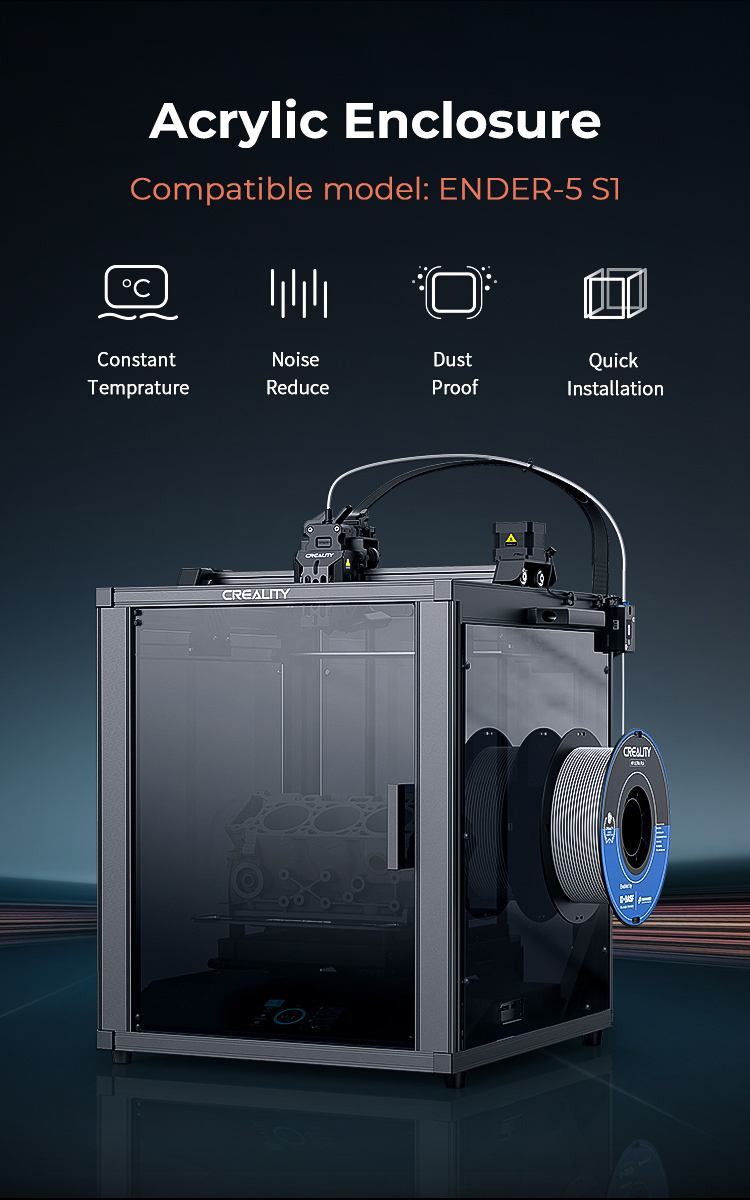 Creality Ender-5 S1 Acrylic Enclosure