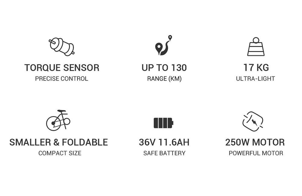 FIIDO X Electric City Bike 25km/h Speed 36V 11.6AH 250W Motor