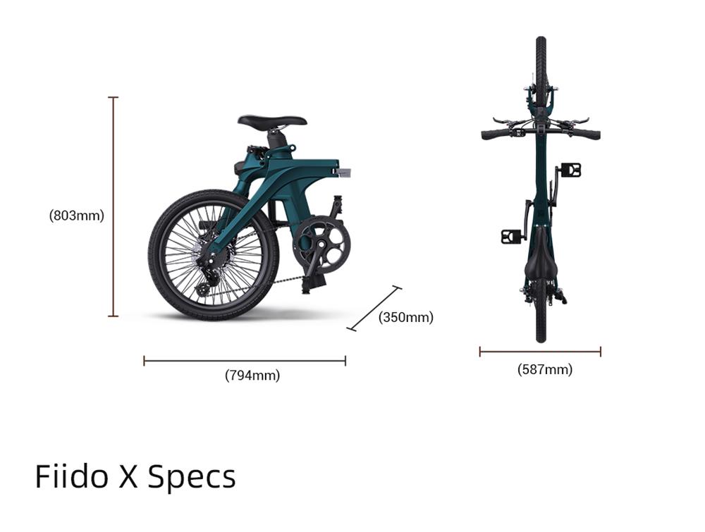 FIIDO X Electric City Bike 25km/h Speed 36V 11.6AH 250W Motor