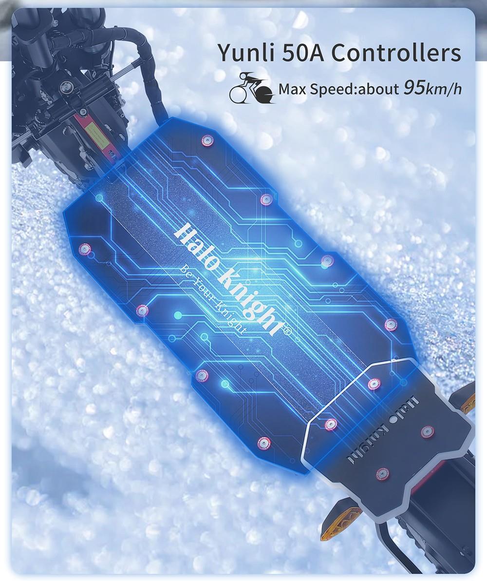 Halo Knight T107 Pro Electric Scooter 11 Inch Road Tire Dual Motor