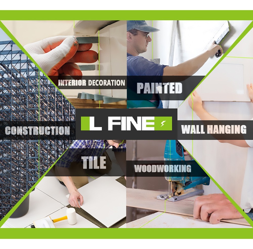 LFINE LLX-360-01 4D16 16-Line Laser Level Meter EU Plug