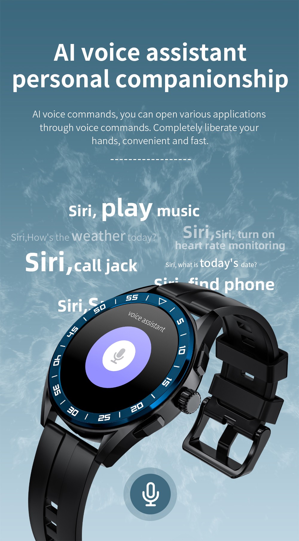 LOKMAT COMET PRO Smartwatch BT Calling Watch Black